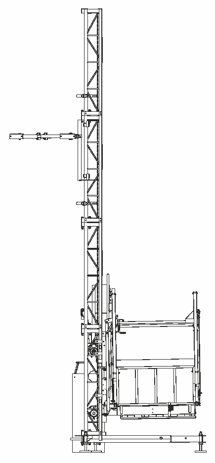 Lift de santier pentru materiale și persoane- Mecadon