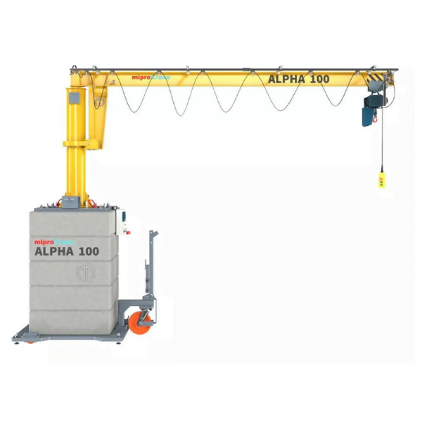 Macara pivotanta autoportanta 63-500 kg - Mecadon