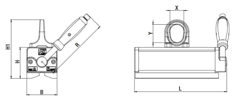 Magnet permanent tabla subtire | tevi - Mecadon